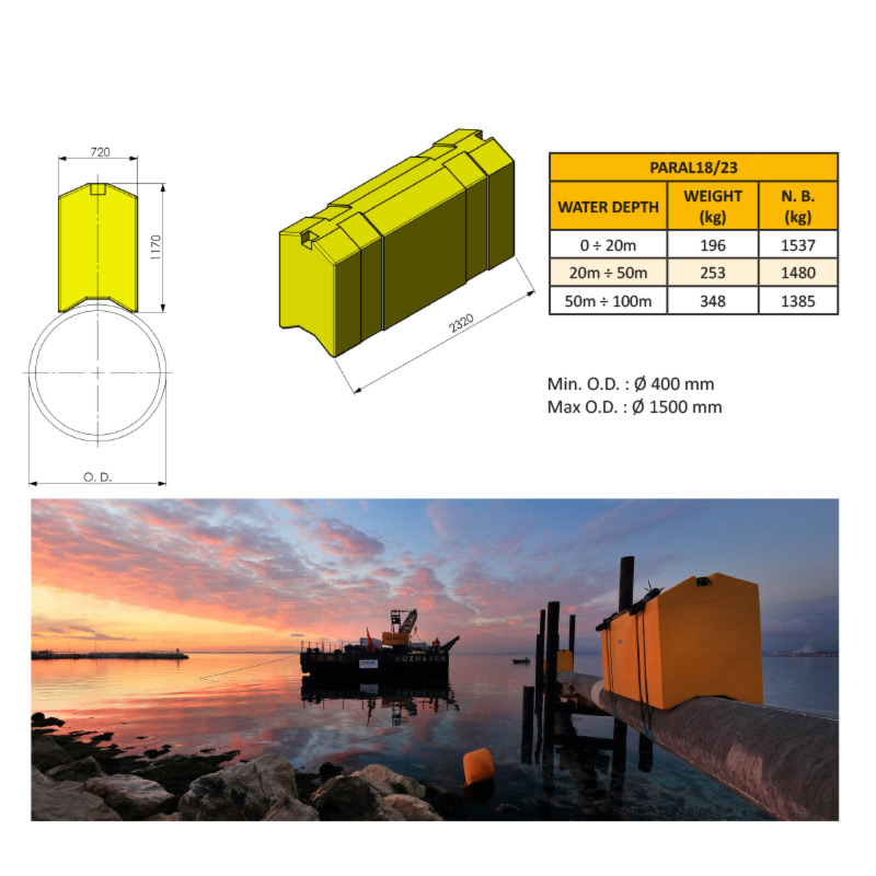 PIPE LAYING FLOATS | Floatex srl - Italy
